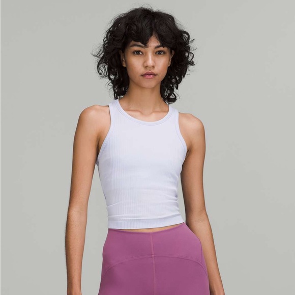 lululemon athletica | Tops | Lululemon Ebb To Street Racerback Crop ...